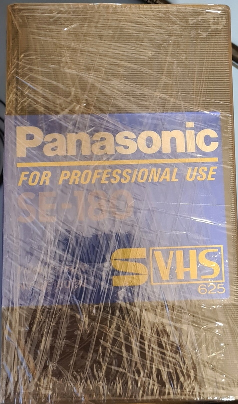 Kasety S-VHS Panasonic SE-180 (4sztuki) - 13020596633 - oficjalne ...