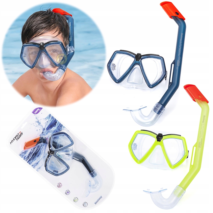 ZESTAW DO NURKOWANIA MASKA + RURKA BESTWAY 24027 - 12283686641 ...