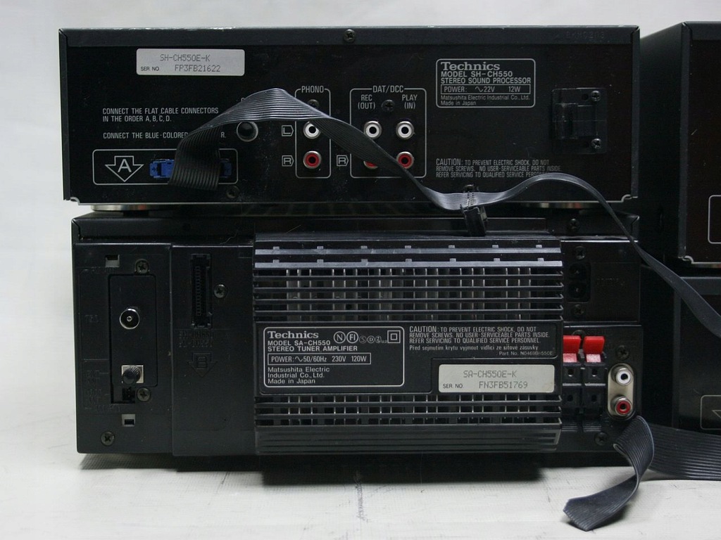 Wieża Technics SC-CH550 - elemety SA SH SL RS - 12473721357 - oficjalne ...