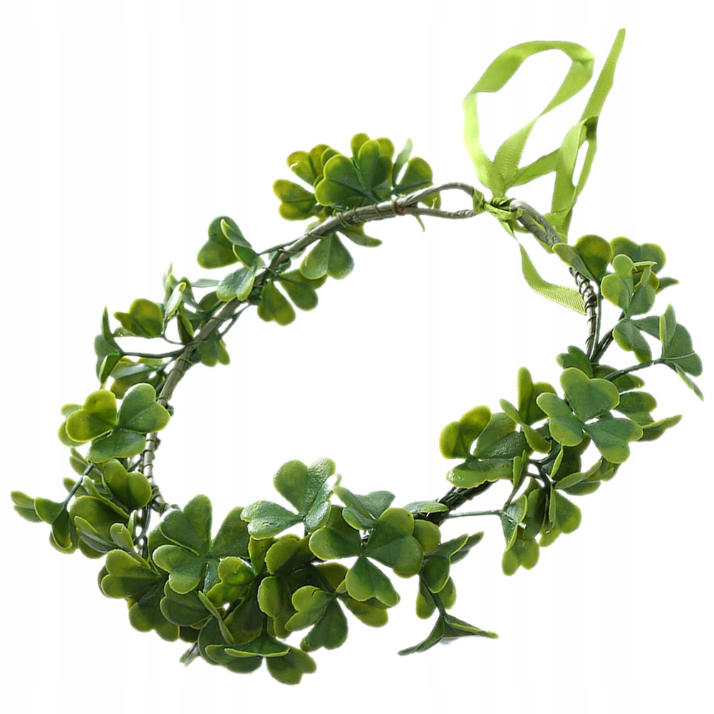 Green Leaf Crown Flower Girl Headpiece Shamrock - 14466784937 ...