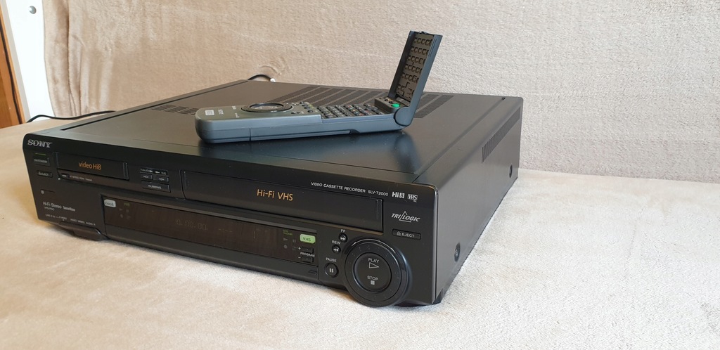 Magnetowid VHS i 8mm Sony SLV-T2000, Pilot - 12164236459 - oficjalne archiwum Allegro