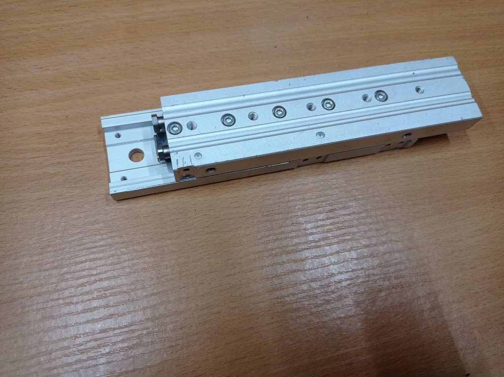 Siłownik pneumaty SMC MXS8-75 prowadnica liniowa - 11324045932 - oficjalne archiwum Allegro