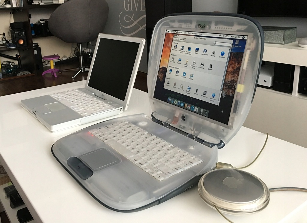 iBook G3 Clamshell Clear 32GB micro SSD Jojo - 8318832044 - oficjalne ...