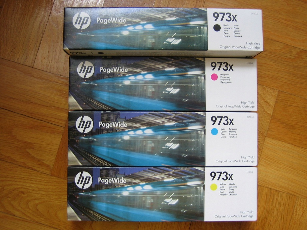 Zestaw 4x Hp 973X L0S07AE F6T81AE F6T82AE F6T83AE - 9402085582 ...
