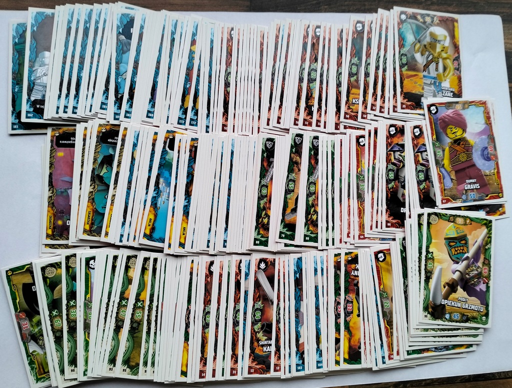 KARTY LEGO NINJAGO WYSPA 6 - ZESTAW 300 SZT - 12861873121 - oficjalne ...