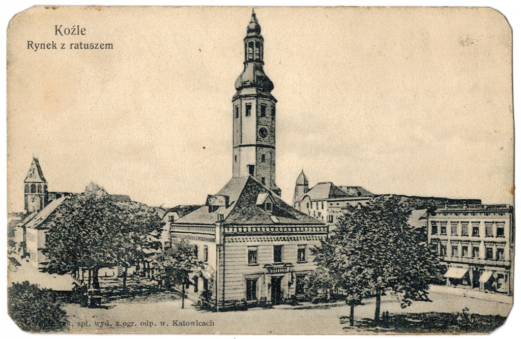 KĘDZIERZYN KOŹLE - COSEL - RYNEK Z RATUSZEM - 14388101054 - oficjalne ...