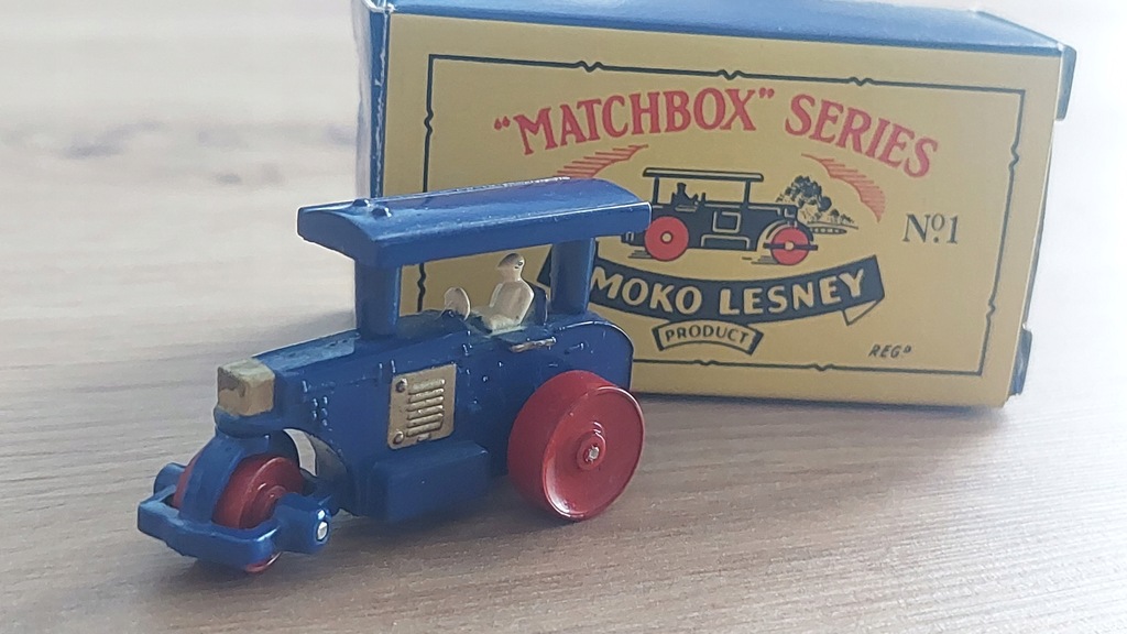 MATCHBOX SERIES No 1 Steamroller A MOKO LESNEY BOX - 14330932720 ...