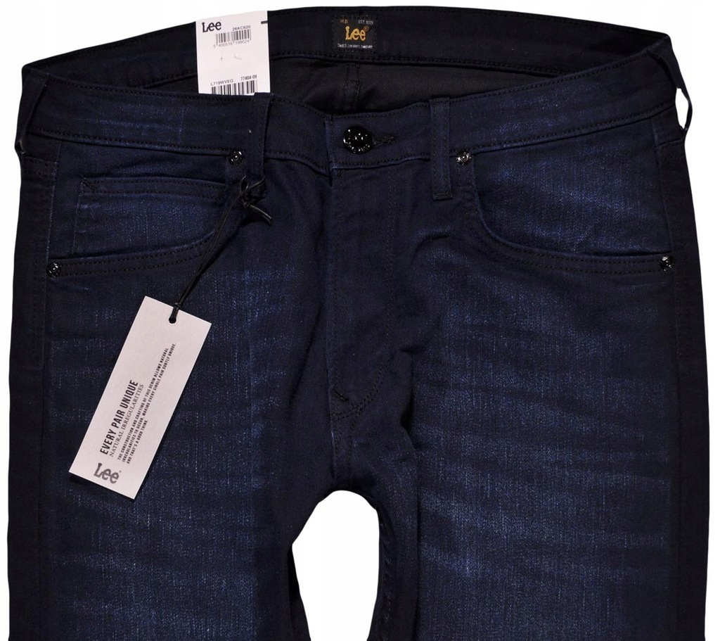 LEE spodnie SLIM tapered jeans LUKE _ W31 L34 - 12351724824 - oficjalne archiwum Allegro