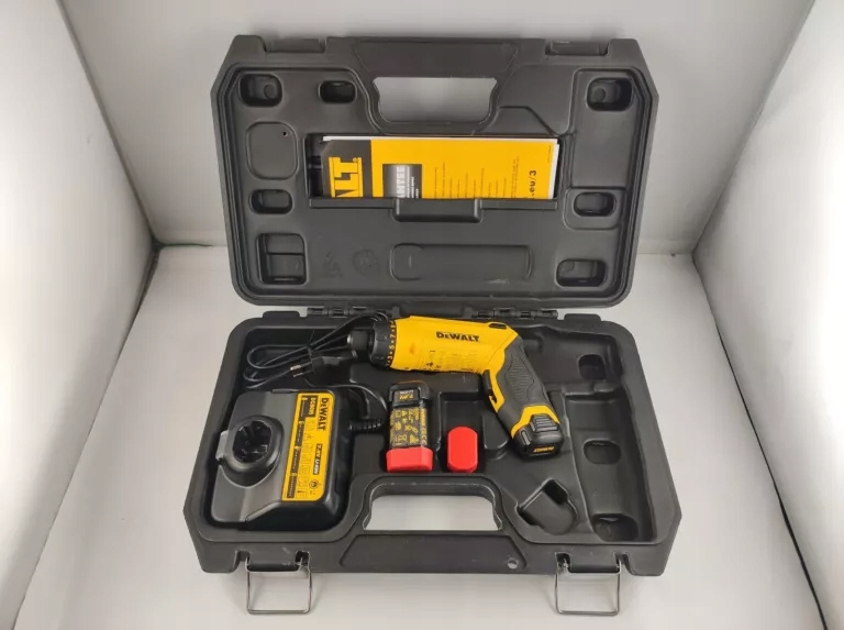 WKRĘTAK ŻYROSKOPOWY DEWALT DCF680 /2 X AKU 7,2V 1,0AH, ŁADOWARKA ...