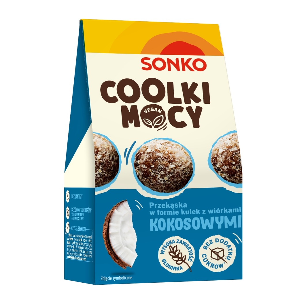 SONKO COOLKI MOCY o smaku kokosowym,100g - 12269893179 - oficjalne ...
