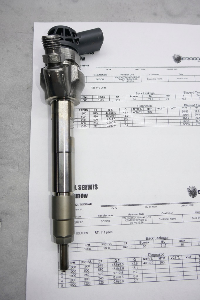 BMW WTRYSKIWACZ WTRYSKIWACZE 0445110712 SPRAWDZONE - 14650147237 ...