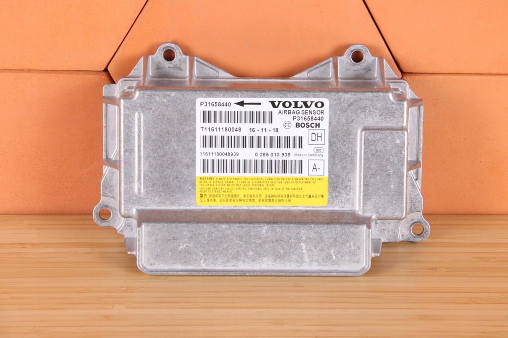 VOLVO S60 V60 XC60 MODUŁ SENSOR STEROWNIK AIRBAG PODUSZEK 31658440 - 16434760314 - oficjalne ...