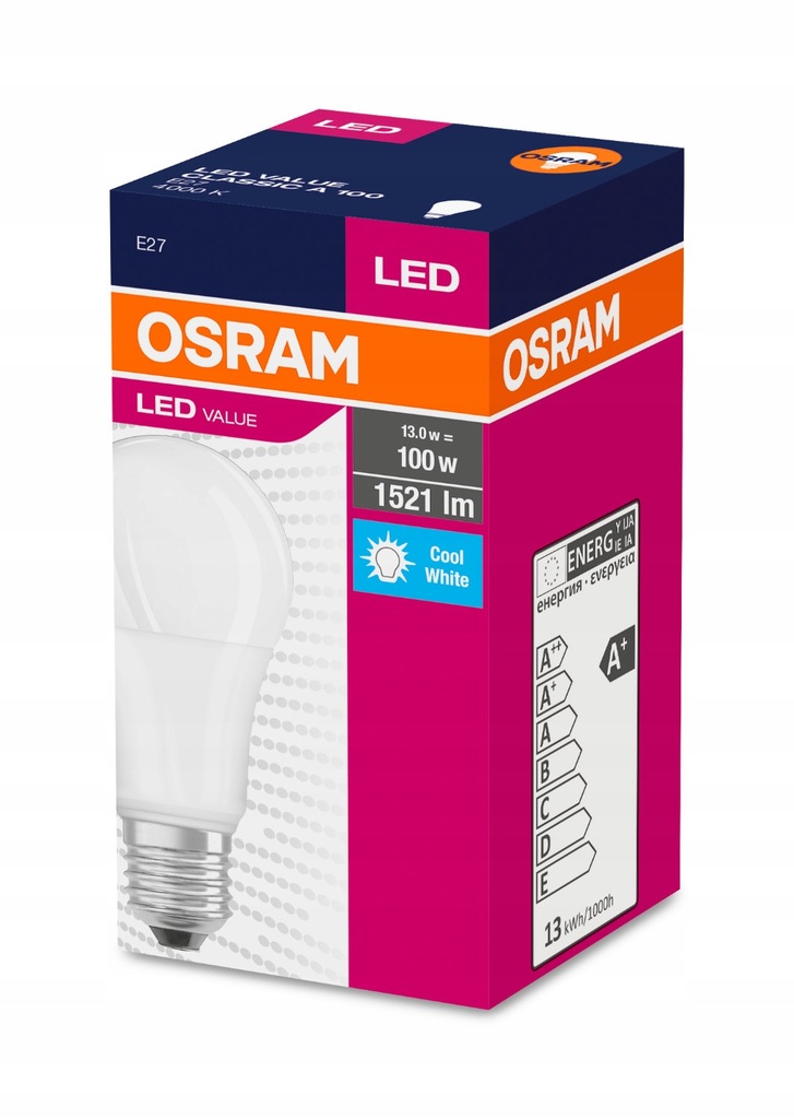 OSRAM VALUE LED CLA 14W = 100W E27 4000K 3428 - 7932333263 - oficjalne ... OSRAM VALUE LED CLA 14W = 100W E27 4000K 3428 - 7932333263 - oficjalne ...