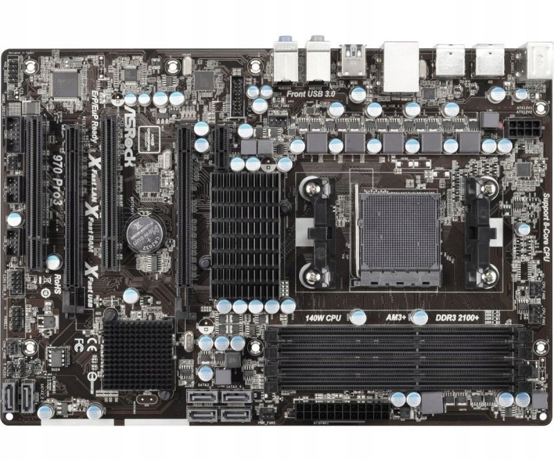 Płyta główna ASRock 970 Pro3 DDR3 AM3+ WAWA - 8845839319 - oficjalne ...