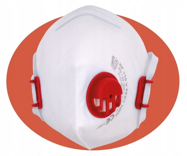 Półmaska przeciwpyłowa XF 210 V FFP2 NR D maseczka - 11227291855 - oficjalne archiwum Allegro