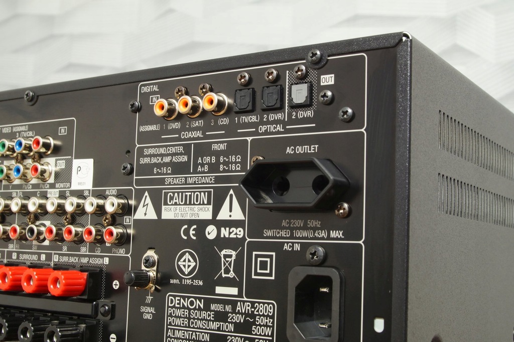 Amplituner HD 7.1 Denon AVR-2809 z DTS-HD HDMI - 7684822094 - oficjalne ...