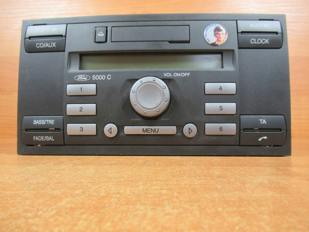 RADIO KASETOWE 5000C FORD FIESTA MK6 LIFT + KOD - 13254039144 - oficjalne archiwum Allegro