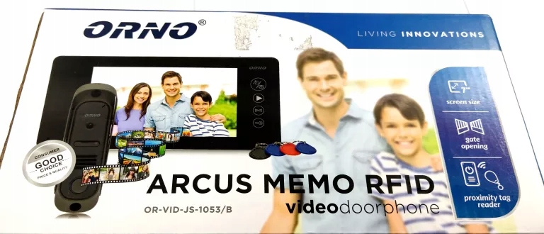 ORNO WIDEODOMOFON ARCUS MEMO RFID - 12370964481 - oficjalne archiwum ...