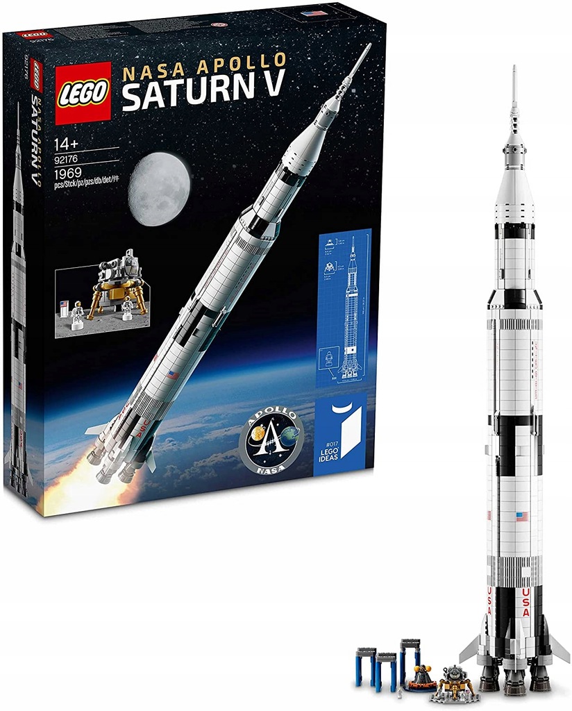 LEGO IDEAS 92176 Rakieta NASA Apollo Saturn V - 13447431261 - oficjalne ...