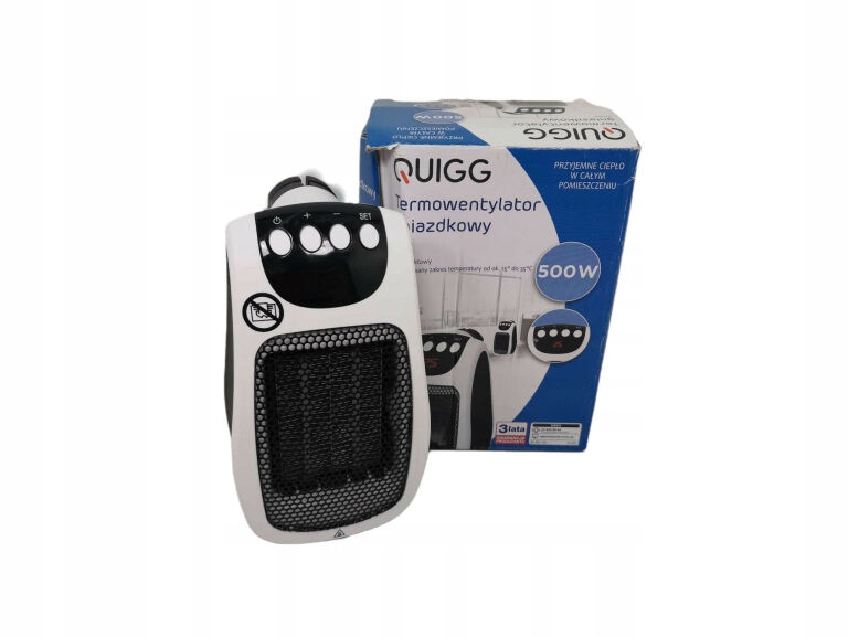 QUIGG TERMOWENTYLATOR GNIAZDKOWY SH-500 500W - 11917694454 - oficjalne ...