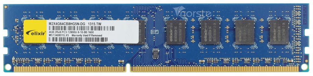 4GB 1600MHz DDR3 2Rx8 ELIXIR PC3-12800U 9-10-B0 - 8982938576 - oficjalne archiwum Allegro