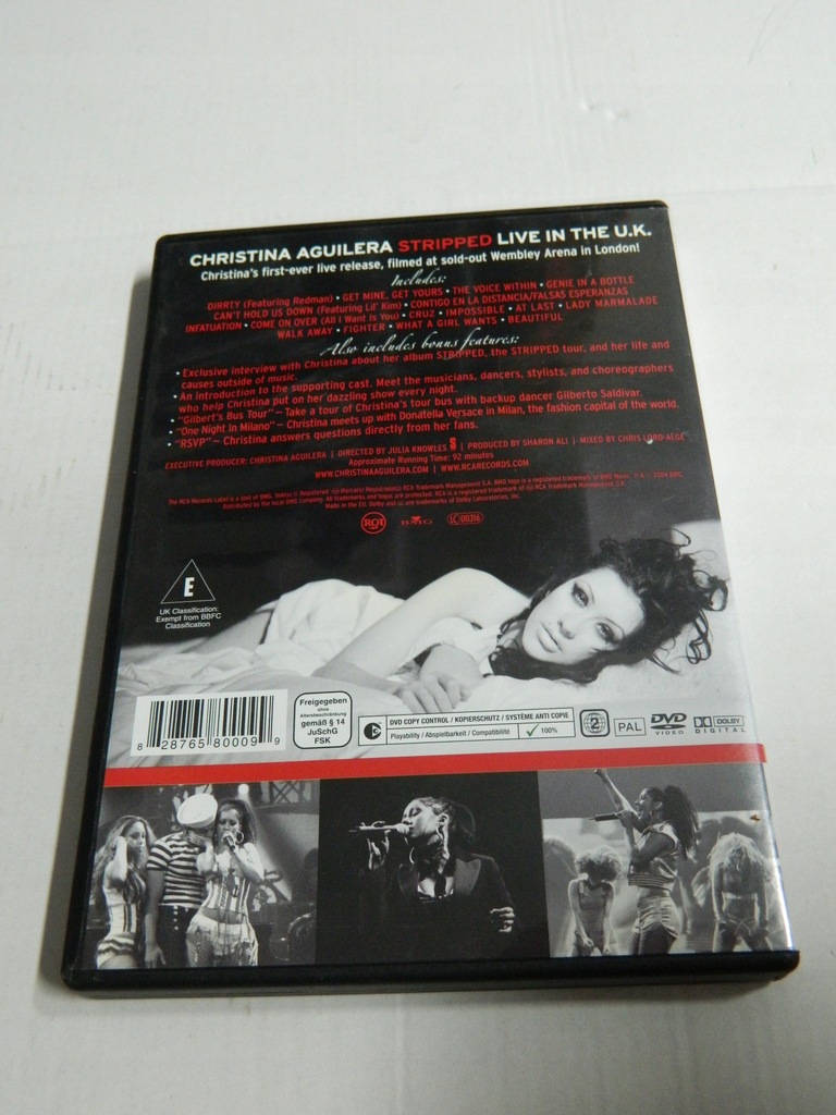 Купить Кристина Агилера разделась в прямом эфире в Великобритании, DVD: отзывы, фото и ...