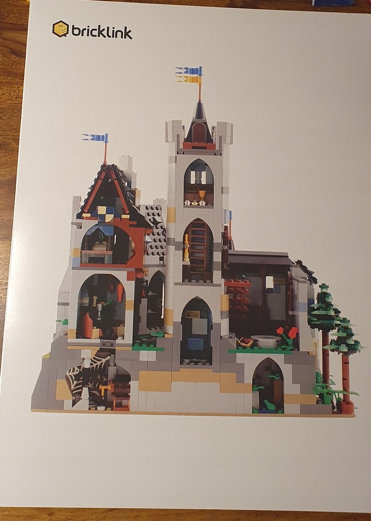 Lego Bricklink Zamek Loewenstein Lowenstein UNIKAT - 11585440580 ...