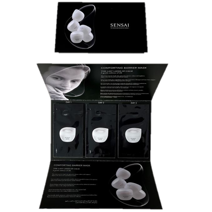 SENSAI Comforting Barrier Mask 3-DAY TRAIL SET 3 x 1ml maseczki 3 ...