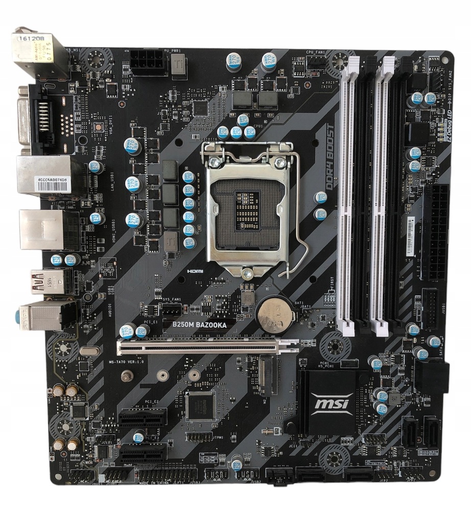 USZKODZONA MSI B250M BAZOOKA Micro ATX - 13733282501 - oficjalne archiwum Allegro