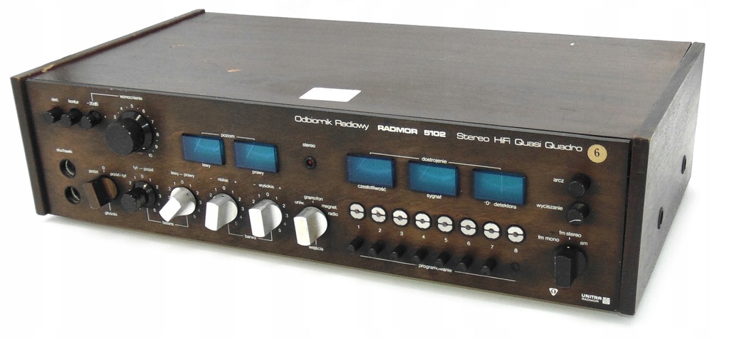 AMPLITUNER ODBIORNIK RADIOWY UNITTRA RADMOR 5102 - 12615254203 ...