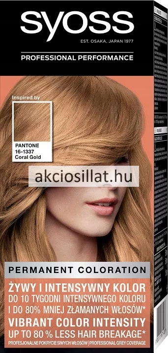 SYOSS FARBA 9.67 koralowe złoto - 12164891417 - oficjalne archiwum Allegro