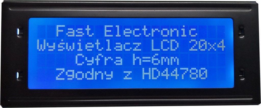 Wyświetlacz LCD 4x20 20x4 HD44780 2004 Arduino - 10000040909 ...