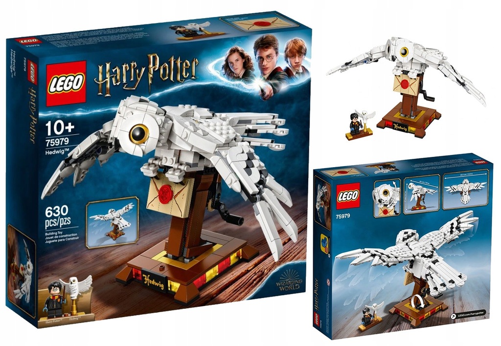 Klocki Lego Harry Potter i Sowa Hedwiga Hary Poter - 11174323978 ...