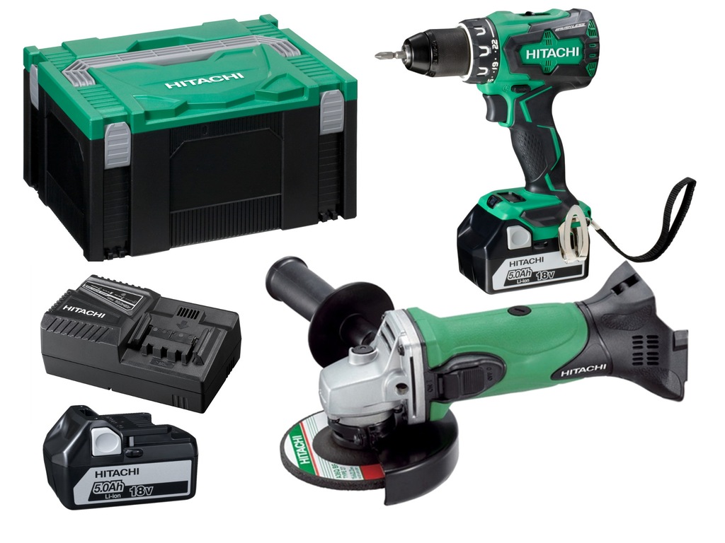 HITACHI WKRĘTARKA DS18DBSL + KĄTÓWKA G18DSL 18V - 7181130399 - oficjalne archiwum Allegro