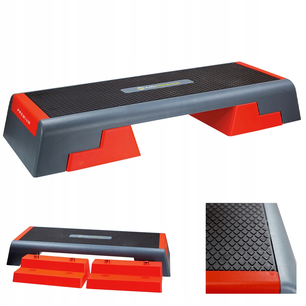 STEP DO ĆWICZEŃ PODEST DO AEROBIKU 3 STOPNIE DO ĆWICZEŃ FITNESS HMS ...