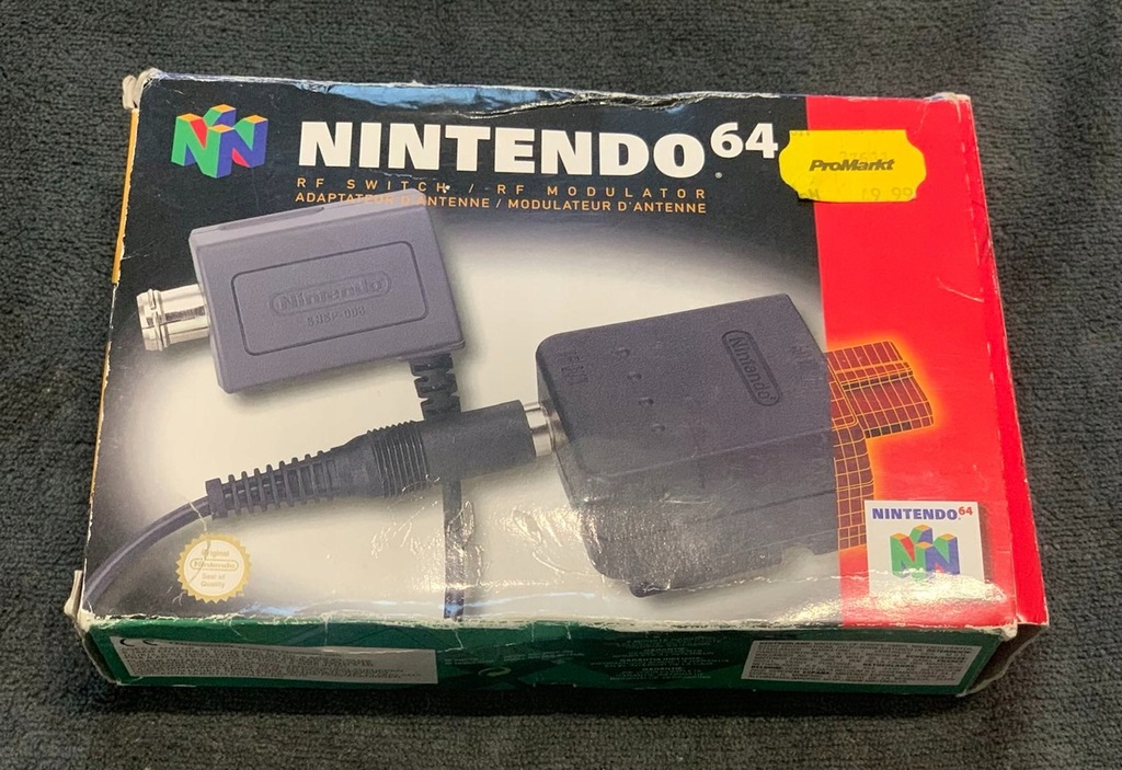 Nintendo 64 RF Switch RF Modulator - 12638009673 - oficjalne archiwum ...