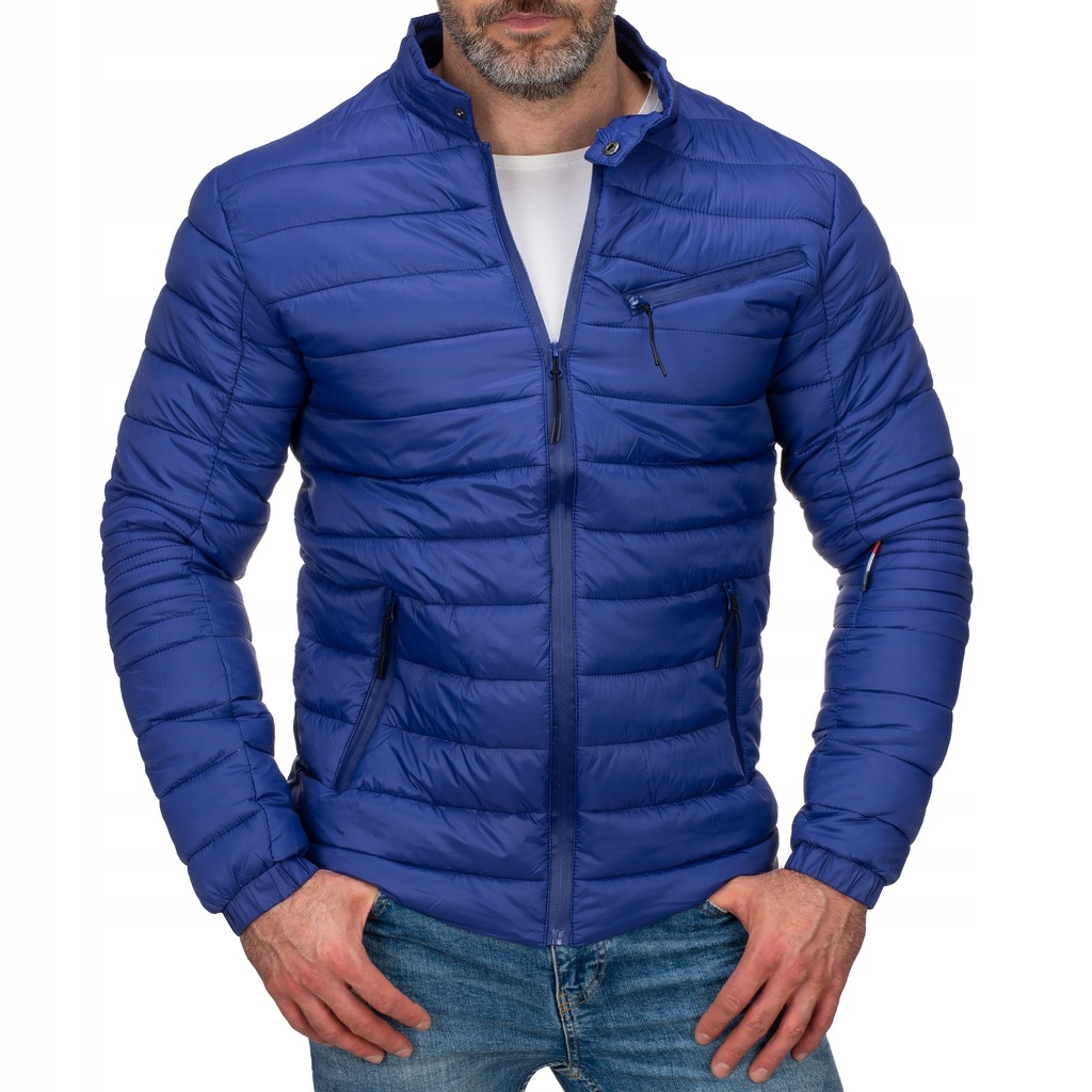 KR006 roz. XXL MĘSKA KURTKA PRZEJŚCIOWA PIKOWANA - 10512049345 - oficjalne archiwum Allegro