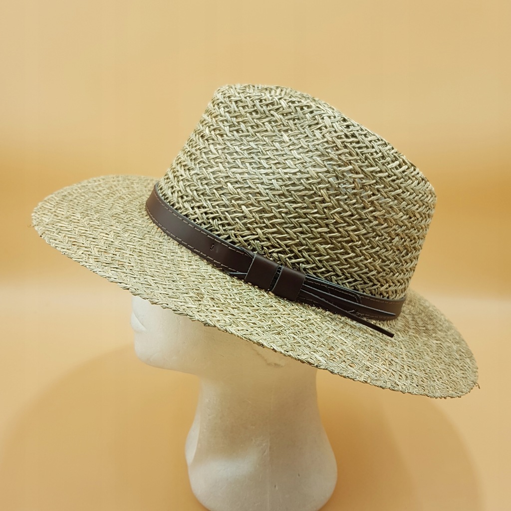 Kapelusz z trawy morskiej model Outback r.60 - 10731616357 - oficjalne archiwum Allegro