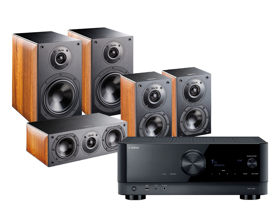 Yamaha TSR-400(RX-V4A)+Nota 260+740+240 (orzech) - 12082699956 ...