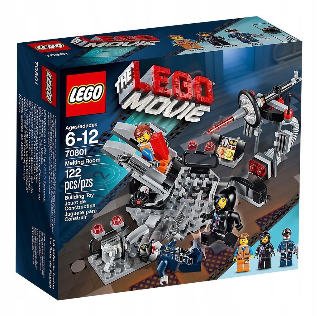 70801 The Lego Movie Przygoda Melting Room nowy - 12603664313 ...