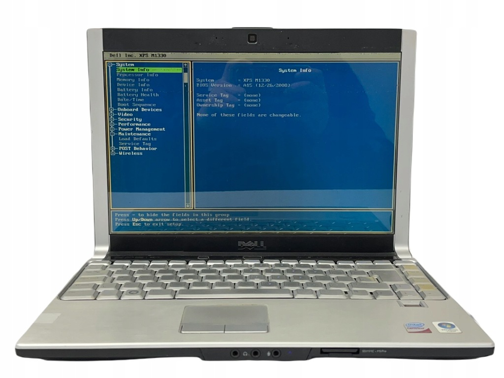 HURT Dell XPS M1330 13.3'' C2D T9400 BIOS OK CG1 - 13236682259 ...