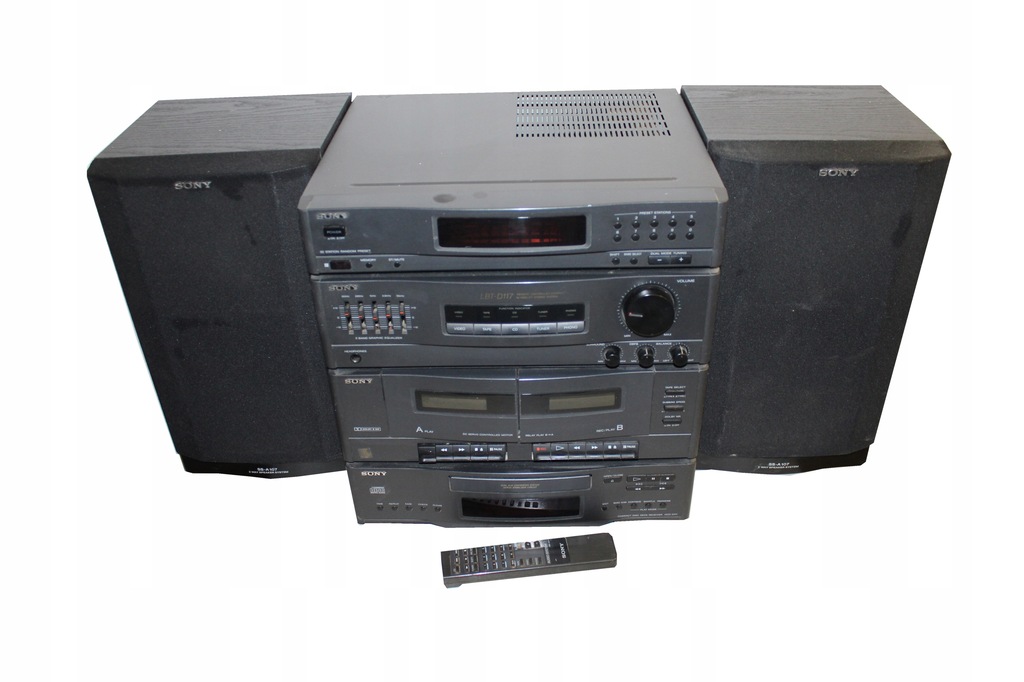 Wieża SONY LBT-D117+PILOT - 7598770238 - oficjalne archiwum Allegro