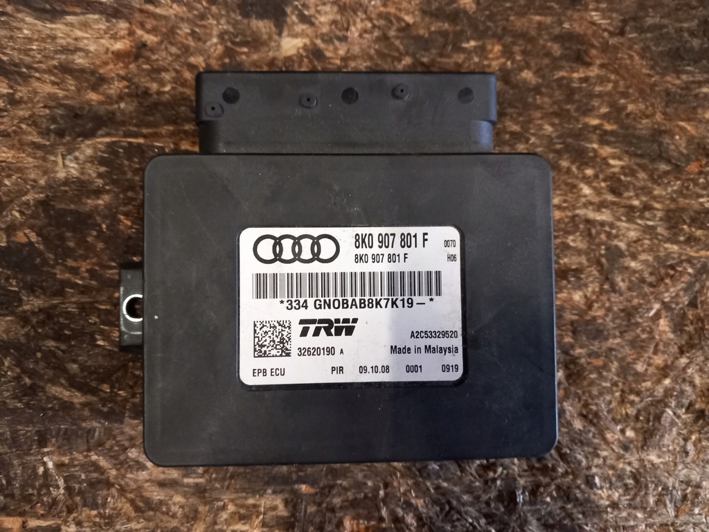 AUDI Q5 8R A4 B8 A5 8T MODUŁ HAMULCA RĘCZNEGO 8K0907801F - 14470585145 - oficjalne archiwum Allegro