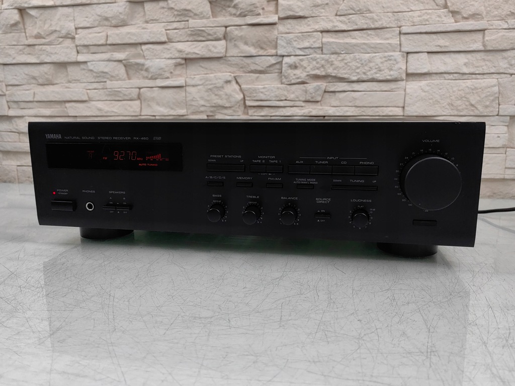 Yamaha RX-460 AM/FM Stereo Receiver (1992-94) - 13416845734 - oficjalne ...