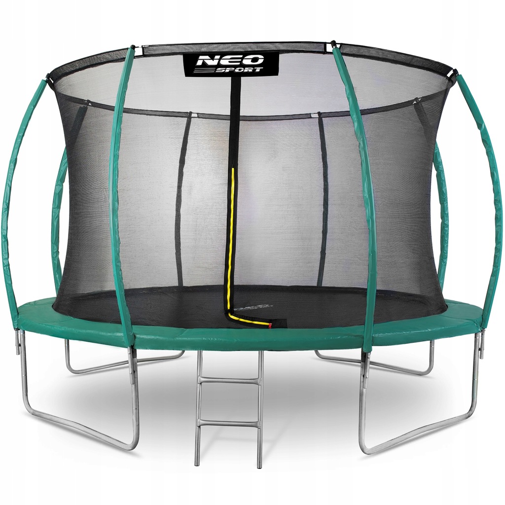 TRAMPOLINA DLA DZIECI OGRODOWA 374cm SIATKA DUŻA - 11894459569 ...