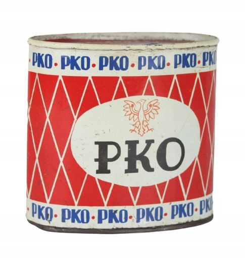 SKARBONKA PKO PRL BLASZANA - 11705308847 - oficjalne archiwum Allegro