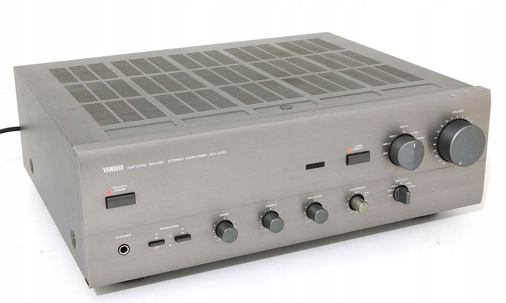 YAMAHA AX-470 ZNAKOMITY WZMACNIACZ STEREO ! - 13203847868 - oficjalne archiwum Allegro