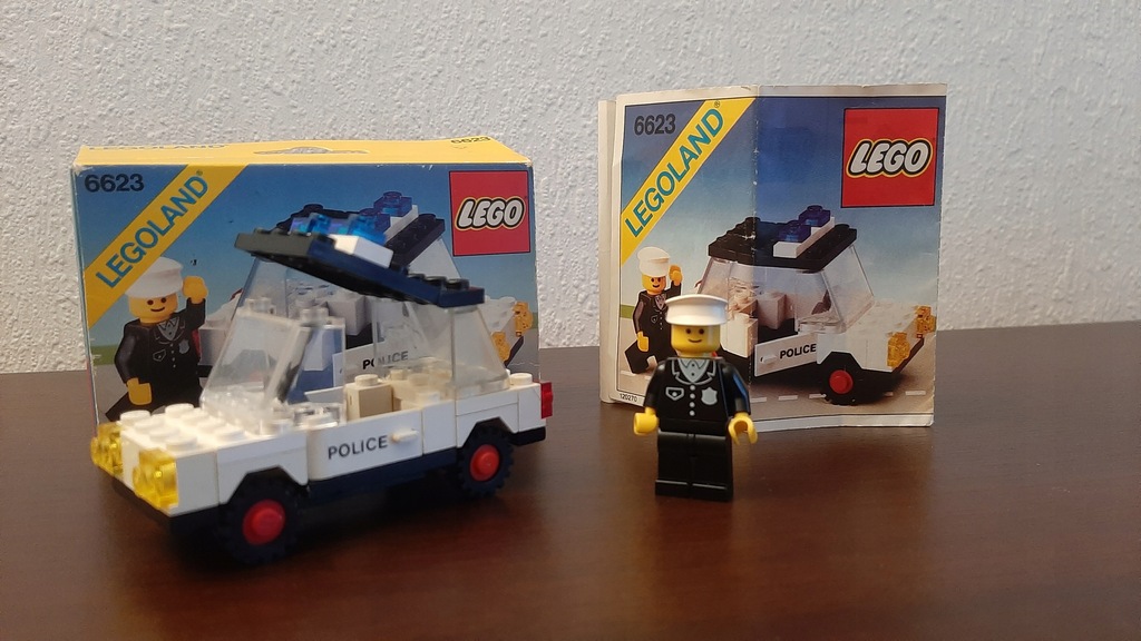 TYLKOUNIEGO - LEGO 6623 -1983r.-POLICE CAR - 10196731223 - oficjalne ...