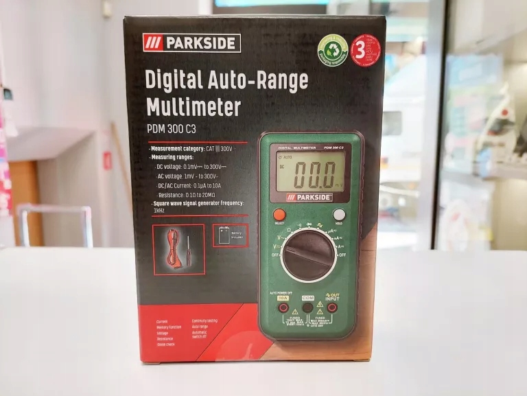 MIERNIK CYFROWY PARKSIDE PDM 300 C3 KOMPLET - 12174687098 - oficjalne archiwum Allegro