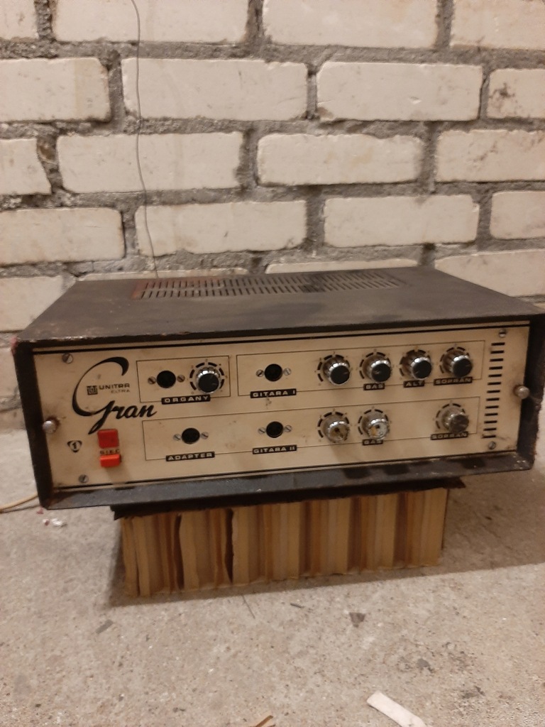 WZMACNIACZ ESTRADOWY UNITRA GRAN - 14649279617 - oficjalne archiwum Allegro